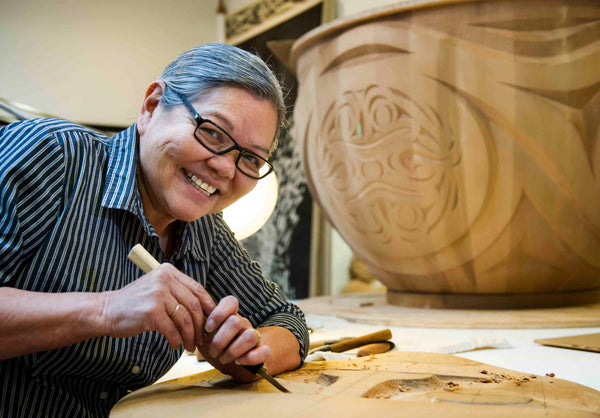 Pacific Northwest Coast Art by Susan Point, estampe salish, salish ...