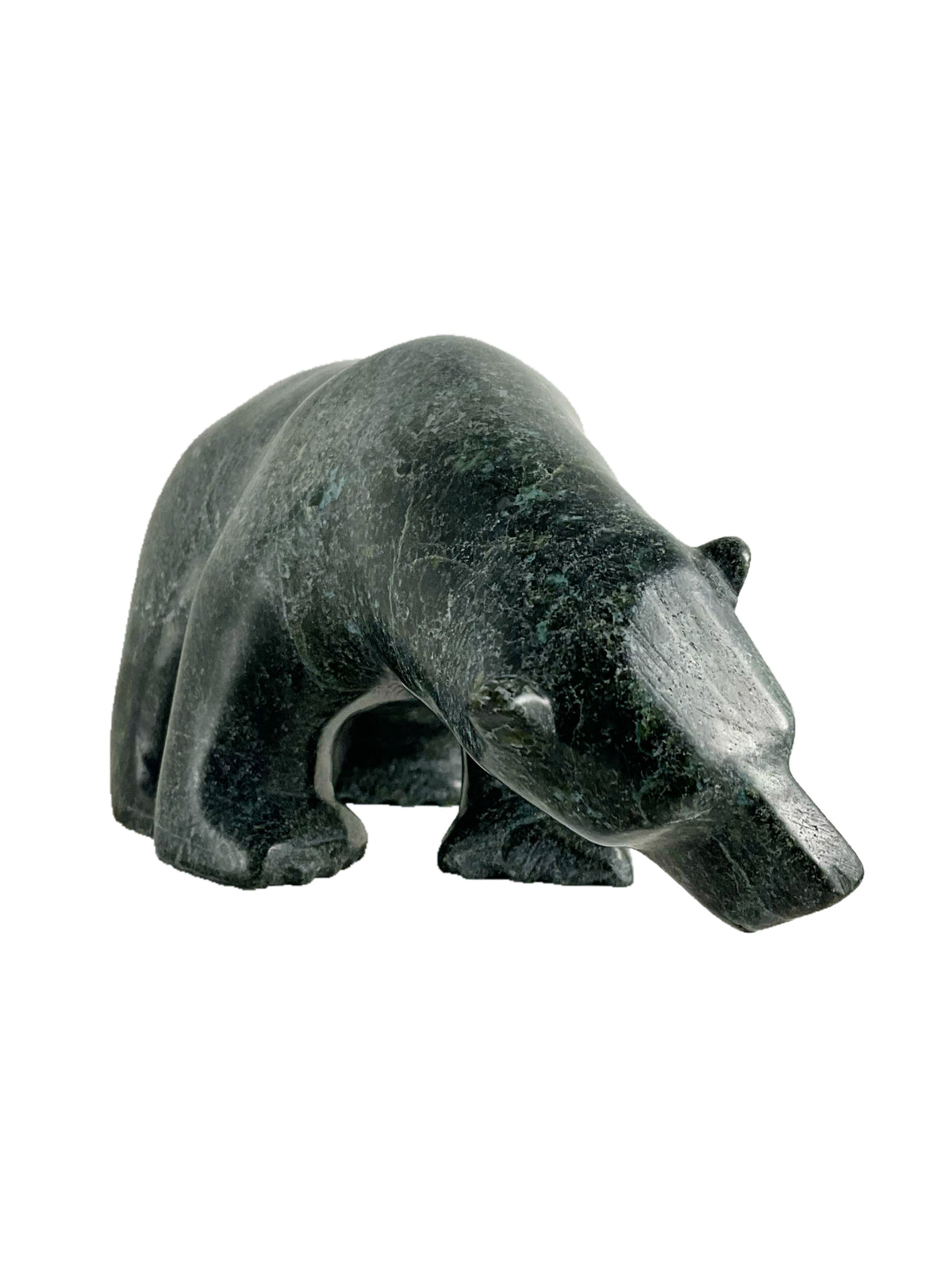 inuit art bears carved by Inuit artists with igloo tag of authenticity ...
