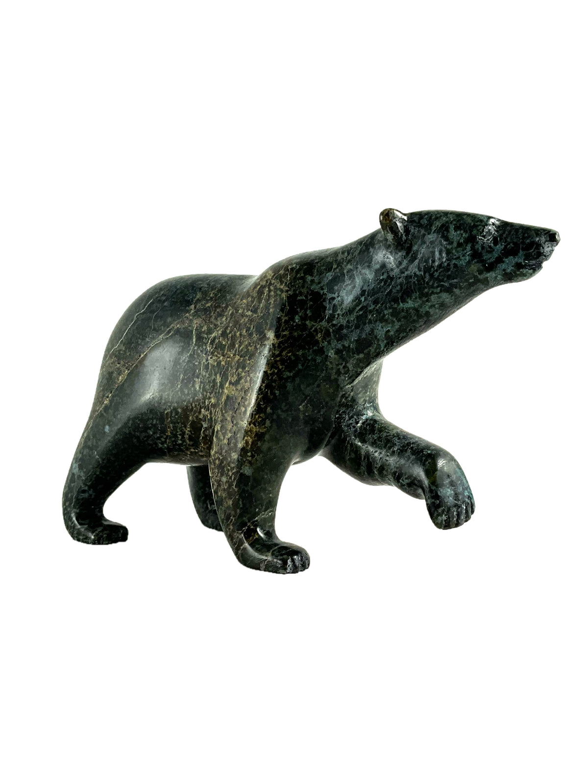 inuit art bears carved by Inuit artists with igloo tag of authenticity ...