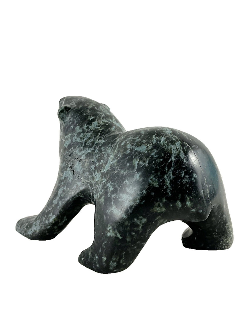 inuit art bears carved by Inuit artists with igloo tag of authenticity - inuitartzone.com