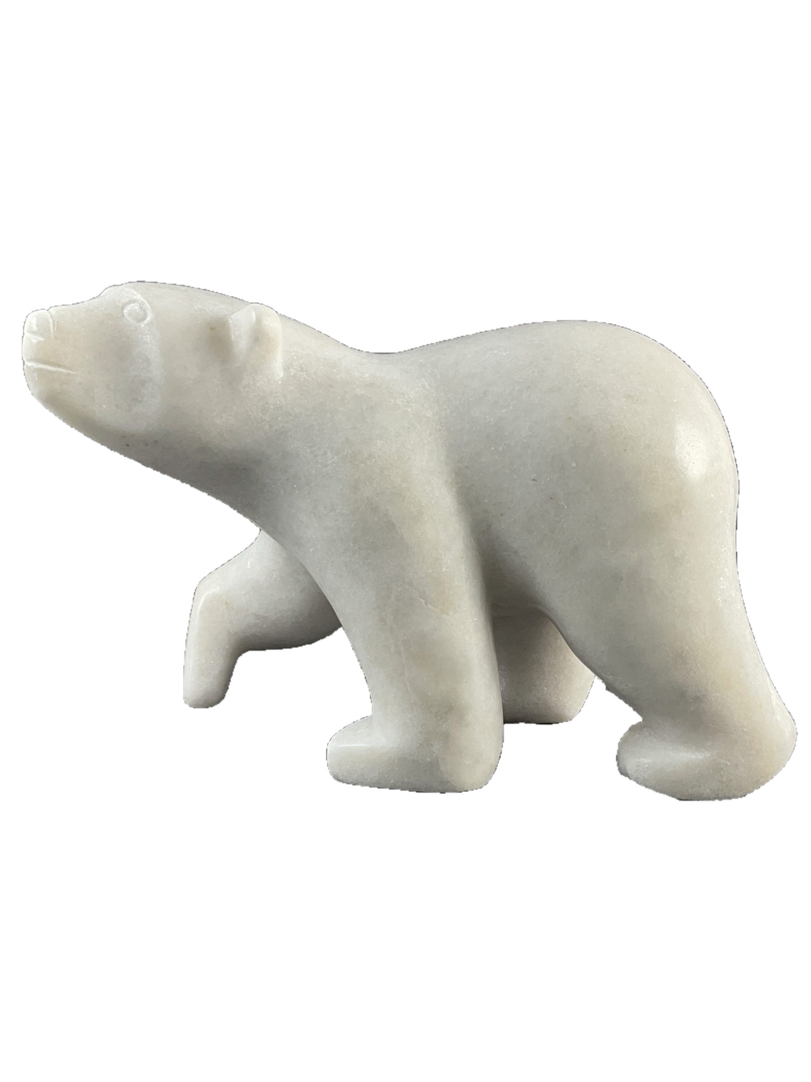 inuit art bears carved by Inuit artists with igloo tag of authenticity ...