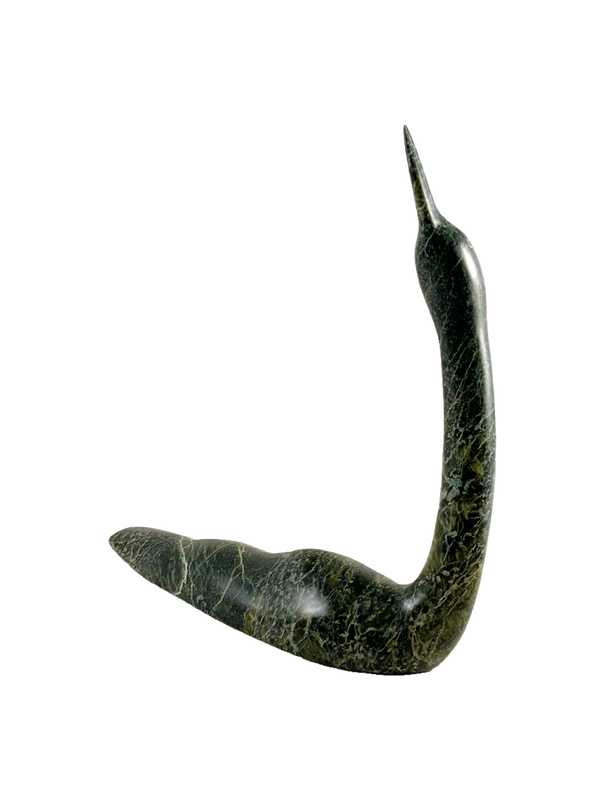 Swimming loon by Ning Ashoona - inuitartzone.com