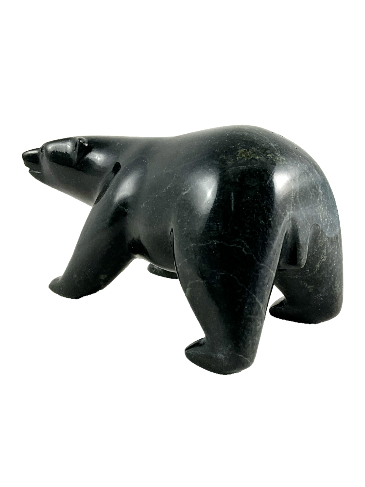 inuit art bears carved by Inuit artists with igloo tag of authenticity ...