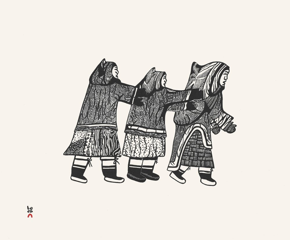 Inuit Art Prints from Cape Dorset, stonecut prints and lithographs ...