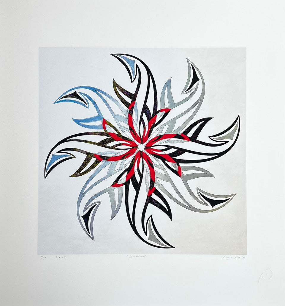 Pacific Northwest Coast Art by Susan Point, estampe salish, salish ...