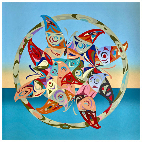 Pacific Northwest Coast Art by Susan Point, estampe salish, salish ...